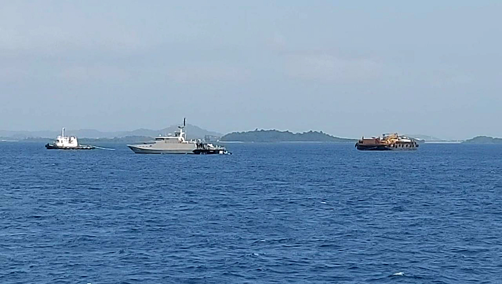 TNI AL Tangkap Lima Pencuri Gunakan Dua Speed Boat di Selat…