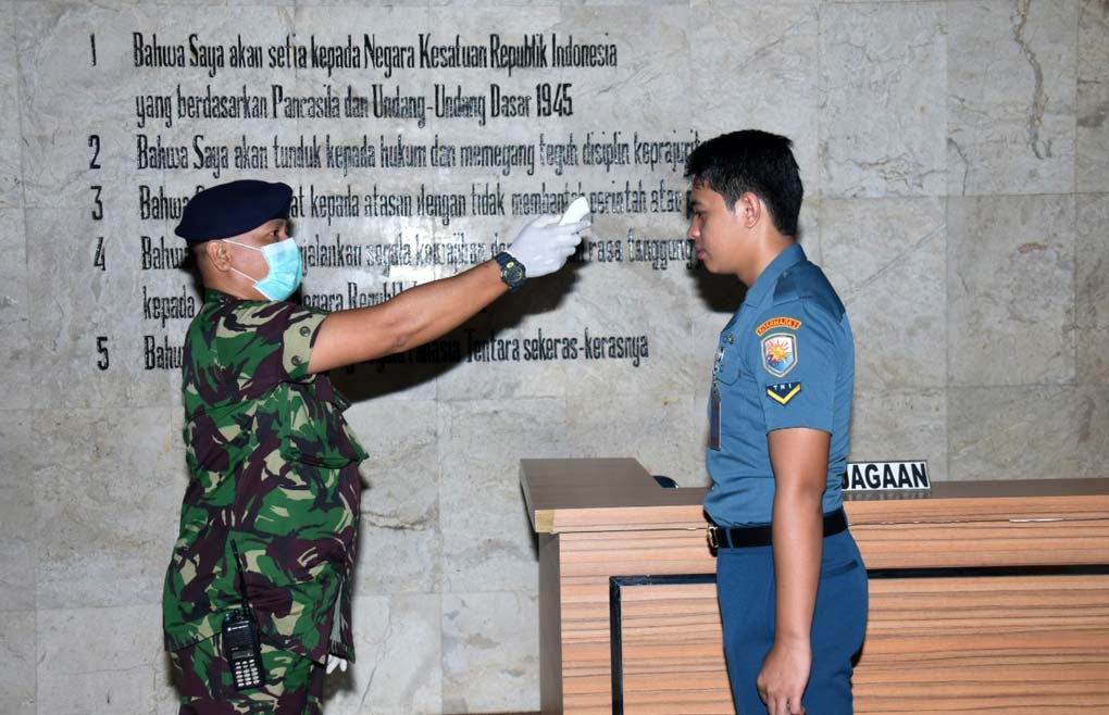 Antisipasi Penyebaran Virus Covid-19, Diskes Koarmada I Lakukan…