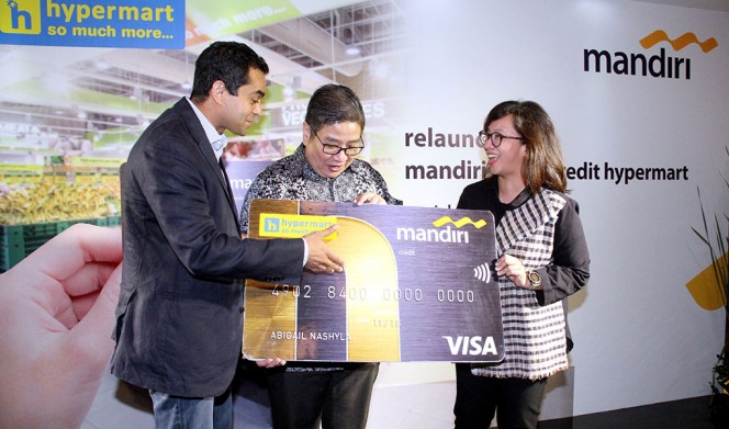 Rebranding Kartu Kredit Mandiri Hypermart - Economic Zone